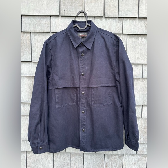 Filson | Jackets & Coats | Filson Mens Herringbone Jacshirt Night Sky ...
